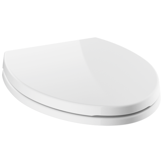 Elongated Standard Close Toilet Seat in White 810903-WH | Delta Faucet