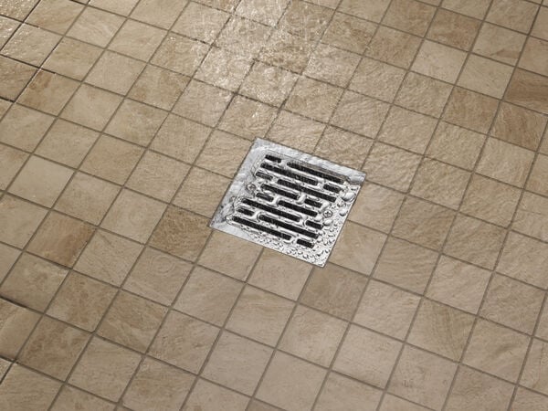 4" Tile-In Square Shower Drain in Chrome DT062412 | Delta Faucet