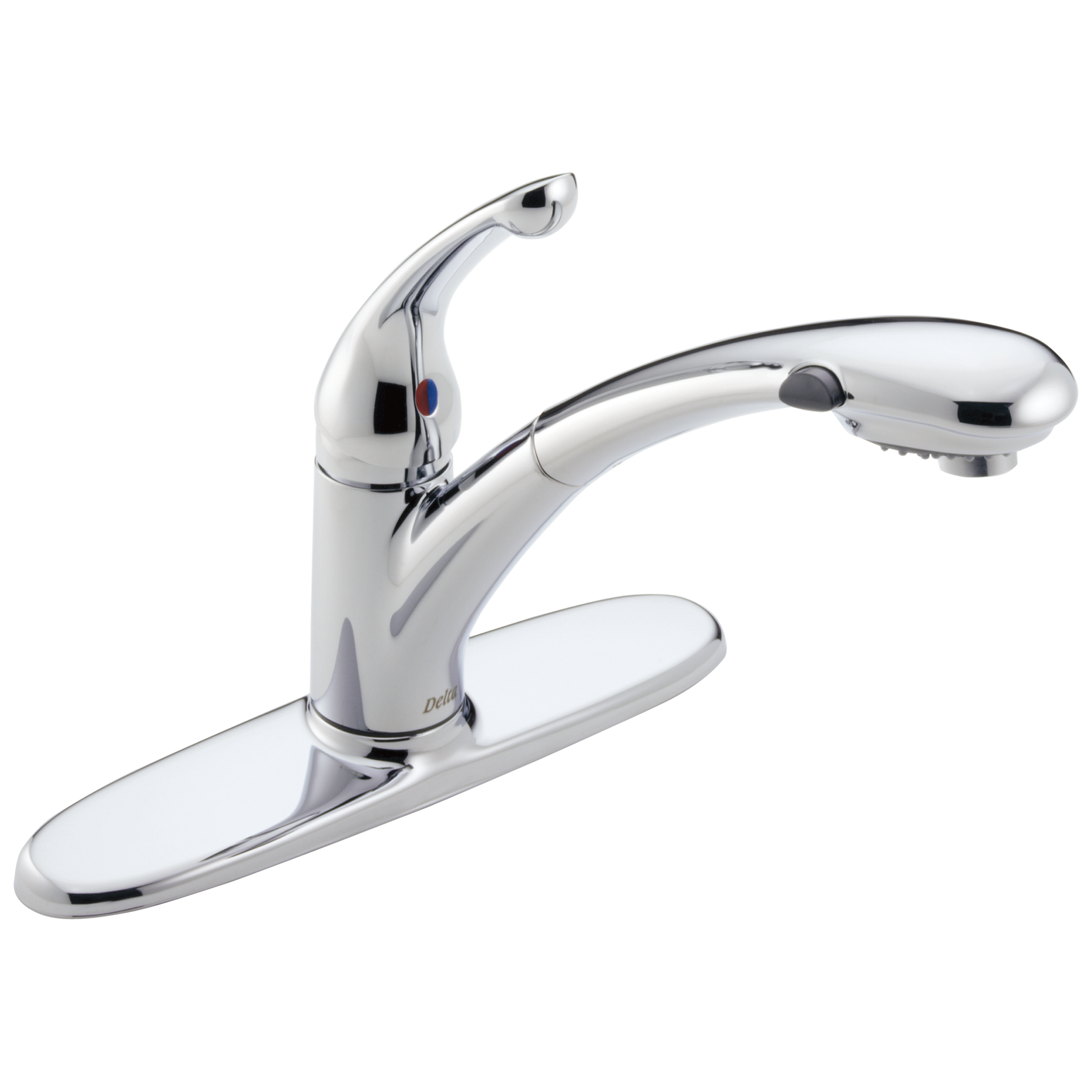 Single Handle Pull-Out Water-Efficient Kitchen Faucet in Chrome 470-WE ...