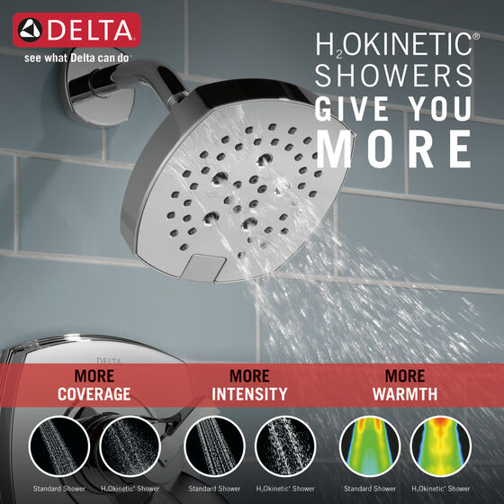 17 Series Tub and Shower Only in Lumicoat® Chrome T17476-PR | Delta Faucet