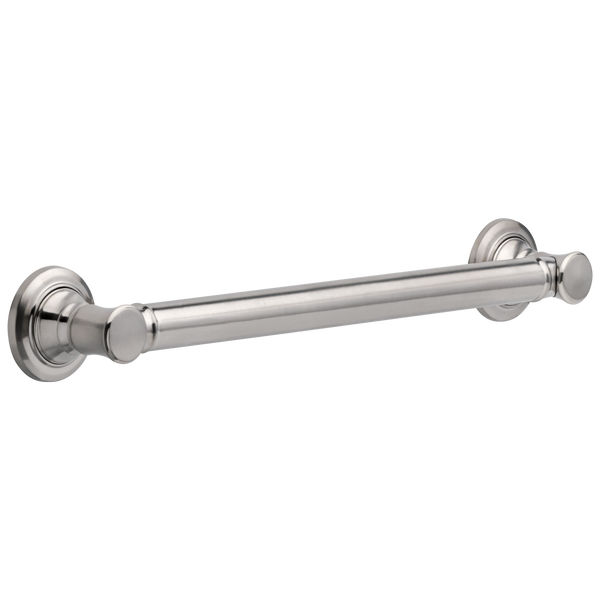 18" Traditional Decorative ADA Grab Bar (Recertified) in Stainless ...