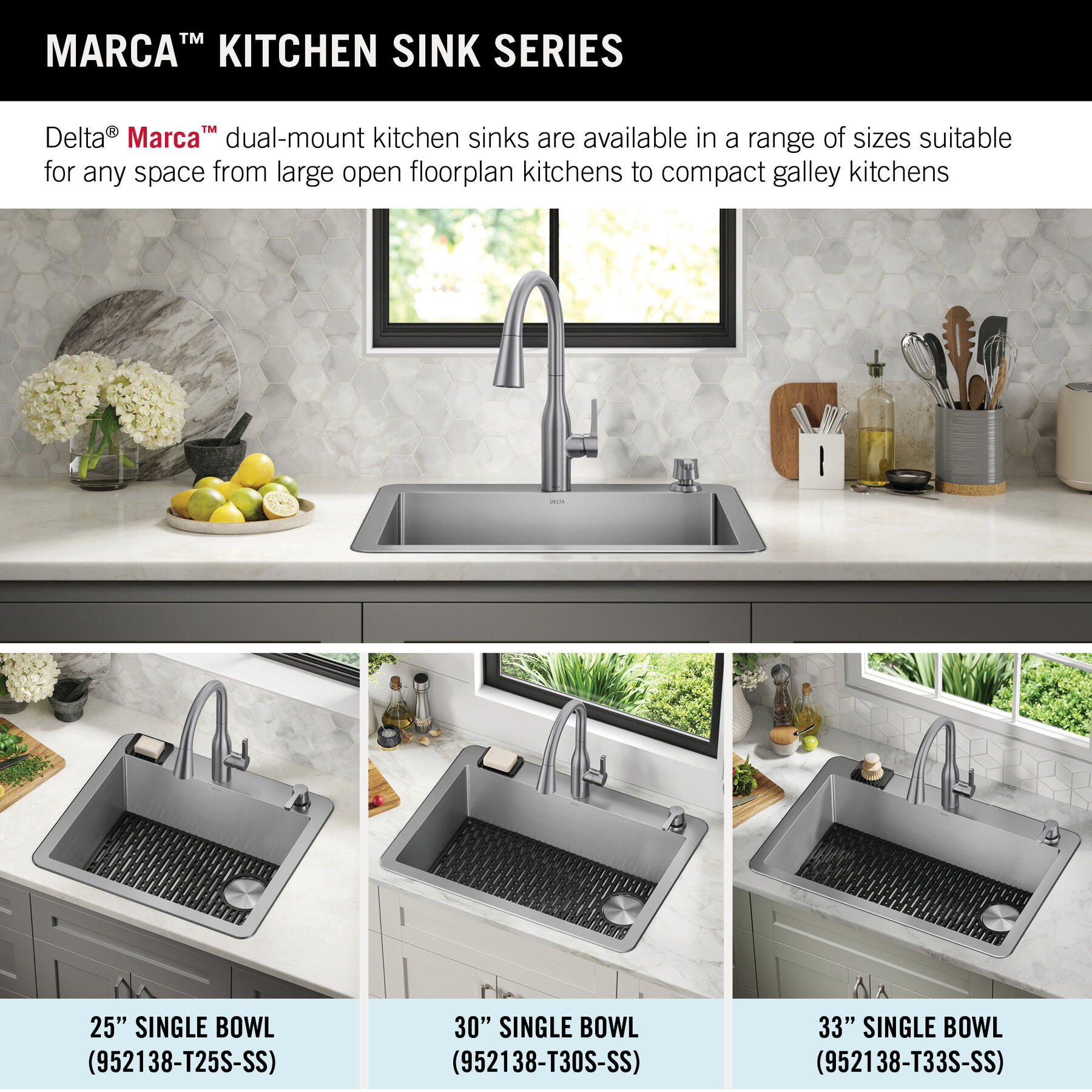 25” Drop-In Undermount Stainless Steel Single Bowl Kitchen Sink with ...