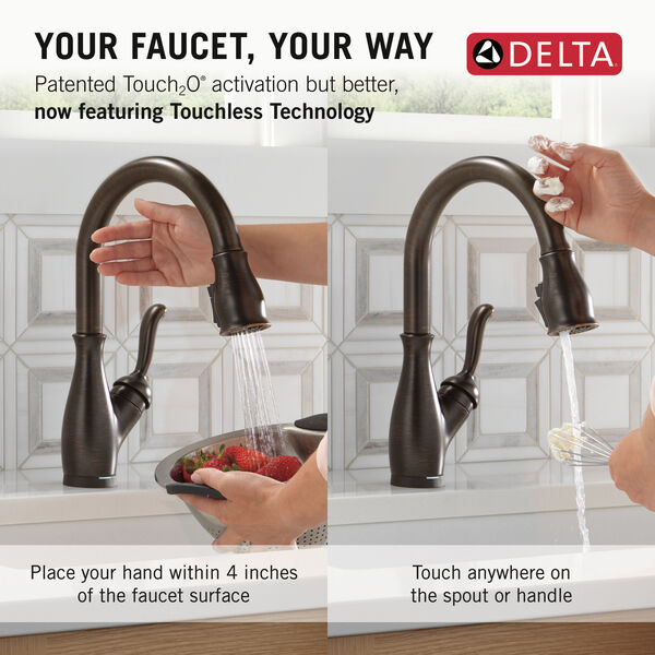 Touch2O® Technology Kitchen Faucet with Touchless Technology in ...