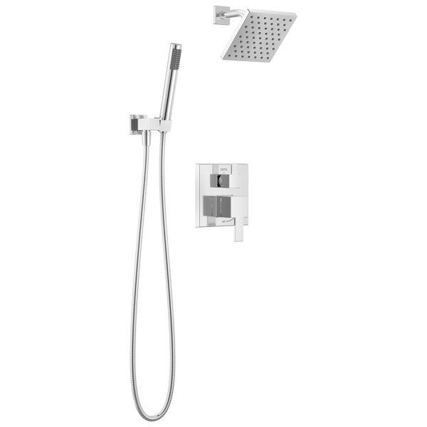 14S Shower Trim w Fixed Head & Hand Shower in Chrome T342703 | Delta Faucet