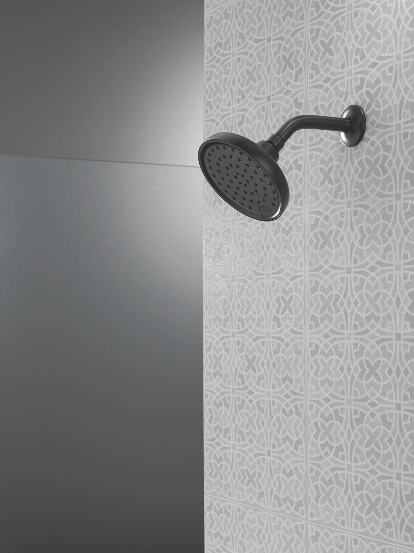 4-Setting 6-inch Shower Head in Matte Black 52613-BL | Delta Faucet
