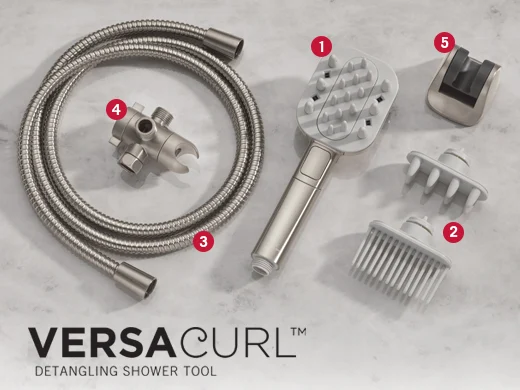 VersaCurl Detangling Shower Head