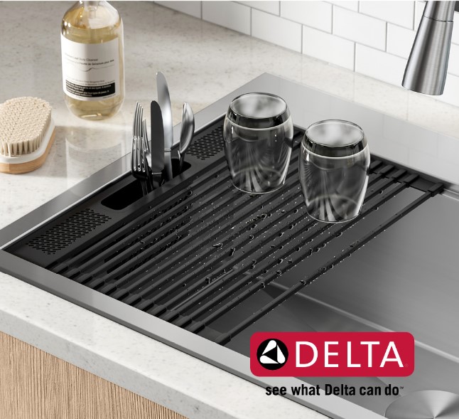 Rivet Workstation Sink Collection | Delta Faucet