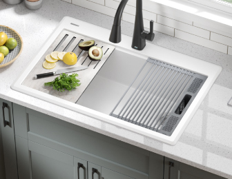 Everest Workstation Sink Collection | Delta Faucet