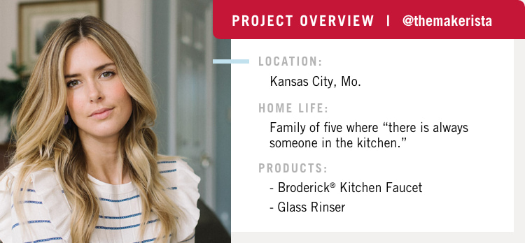 The Makerista’s Kitchen Refresh | Delta Faucet Blog