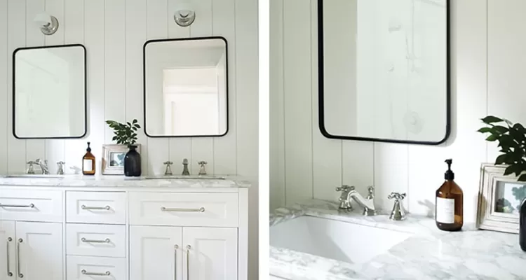 Coco & Jack Reveals a Modern Farmhouse Bathroom | Delta Faucet Blog